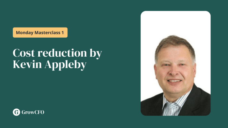 MM1 Cost Reduction - Kevin Appleby - GrowCFO