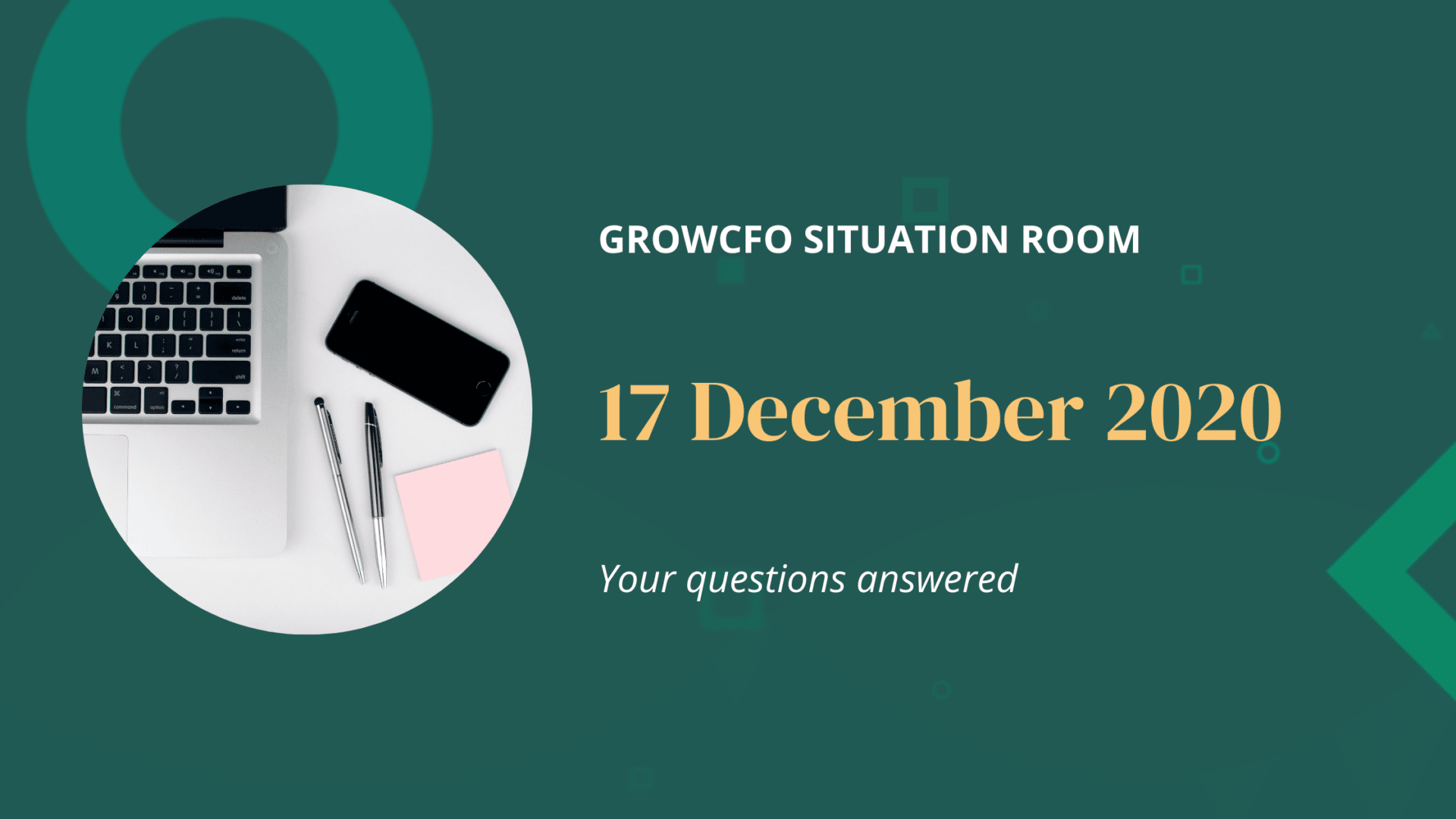 Situation Room 17 December 2020 - GrowCFO