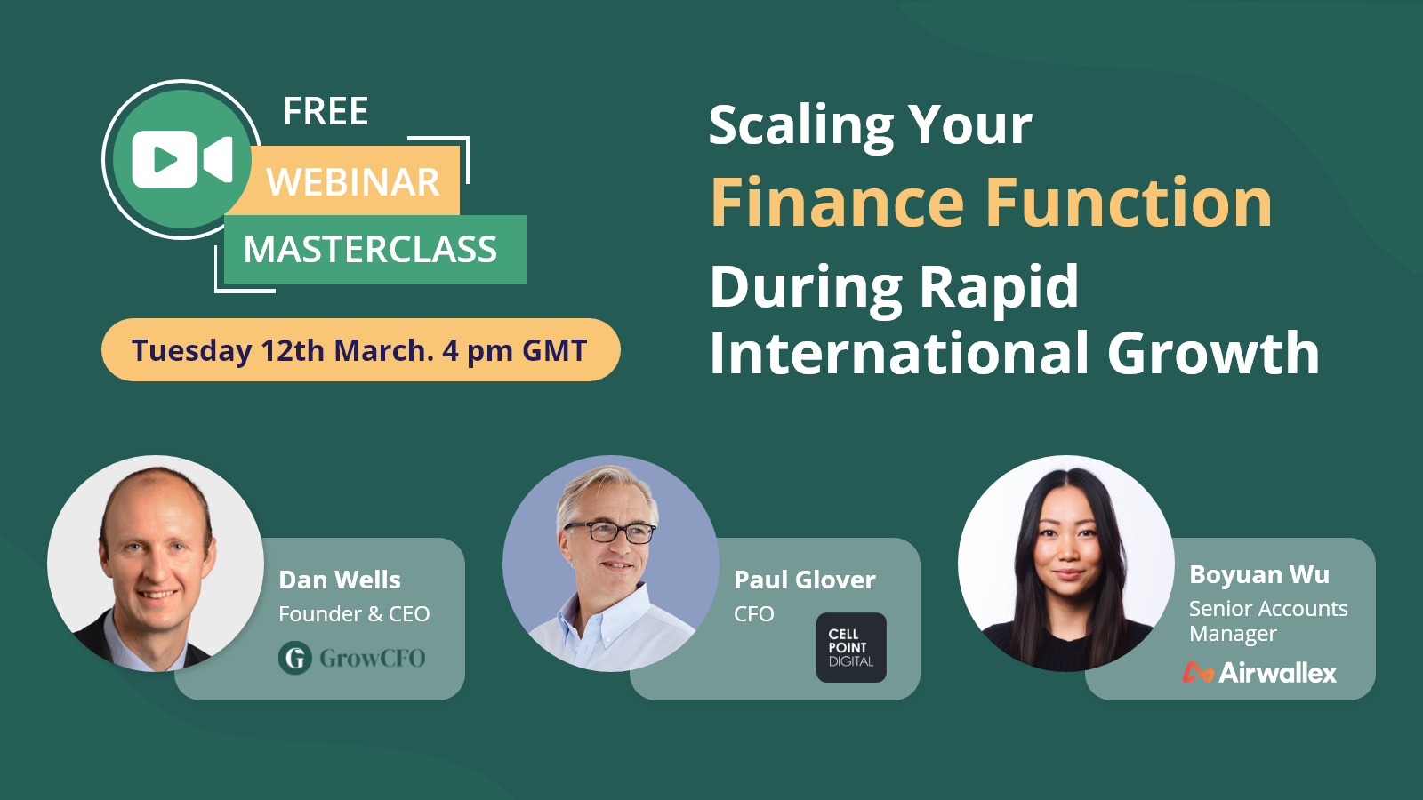 Scaling Your Finance Function During Rapid International Growth - GrowCFO